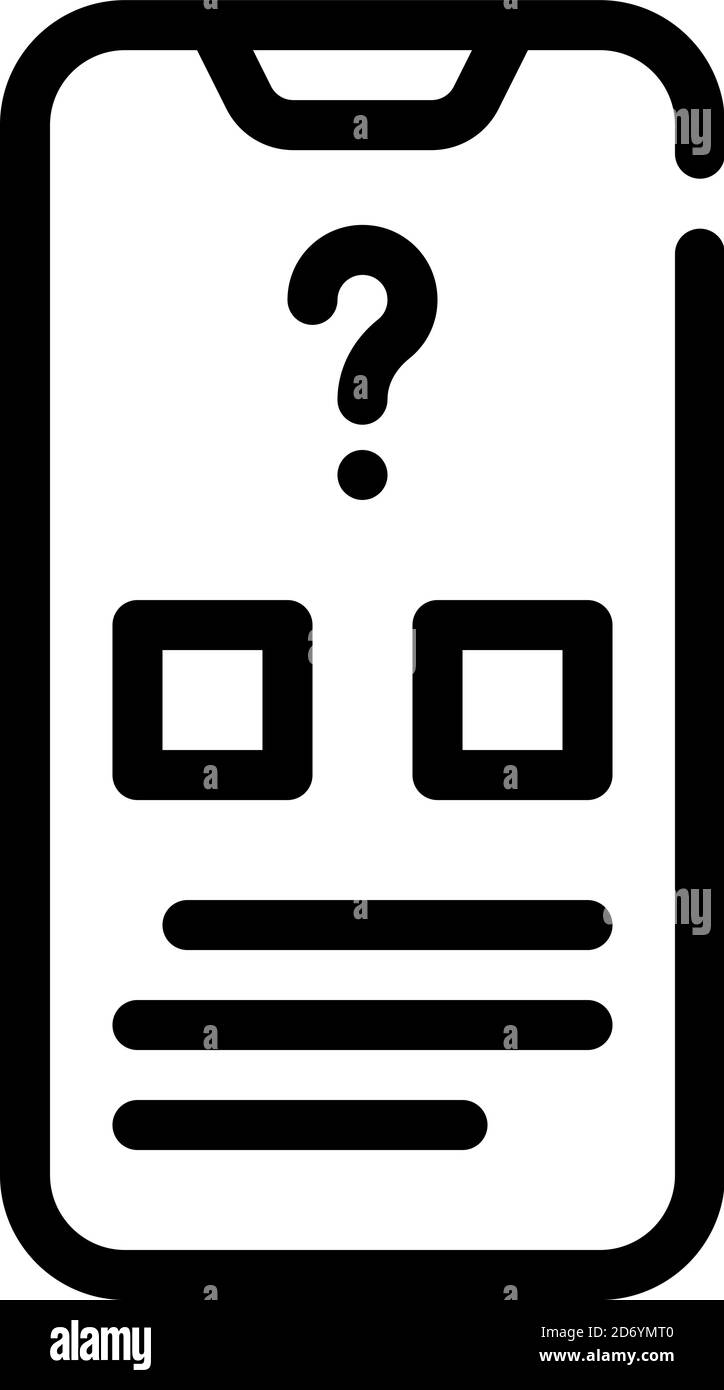 electronic voting line icon vector illustration sign Stock Vector Image ...