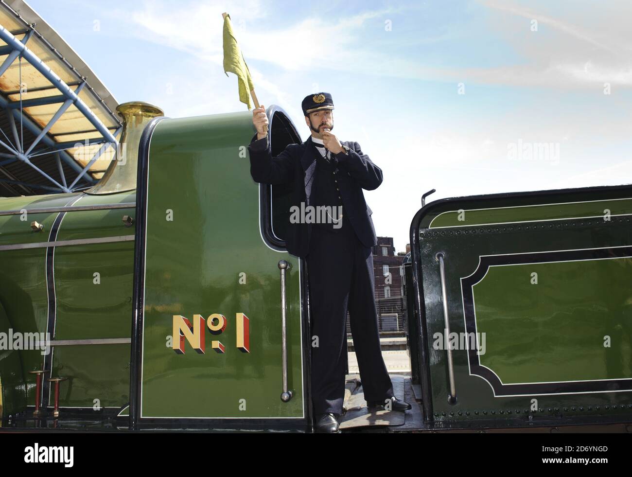Comedian Marcus Brigstocke poses during a photocall for 'The Railway ...