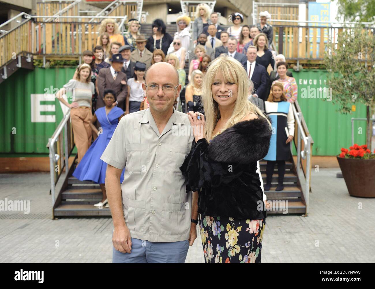 Jo Wood and Wayne Hemmingway join models in vintage outfits, to promote ...