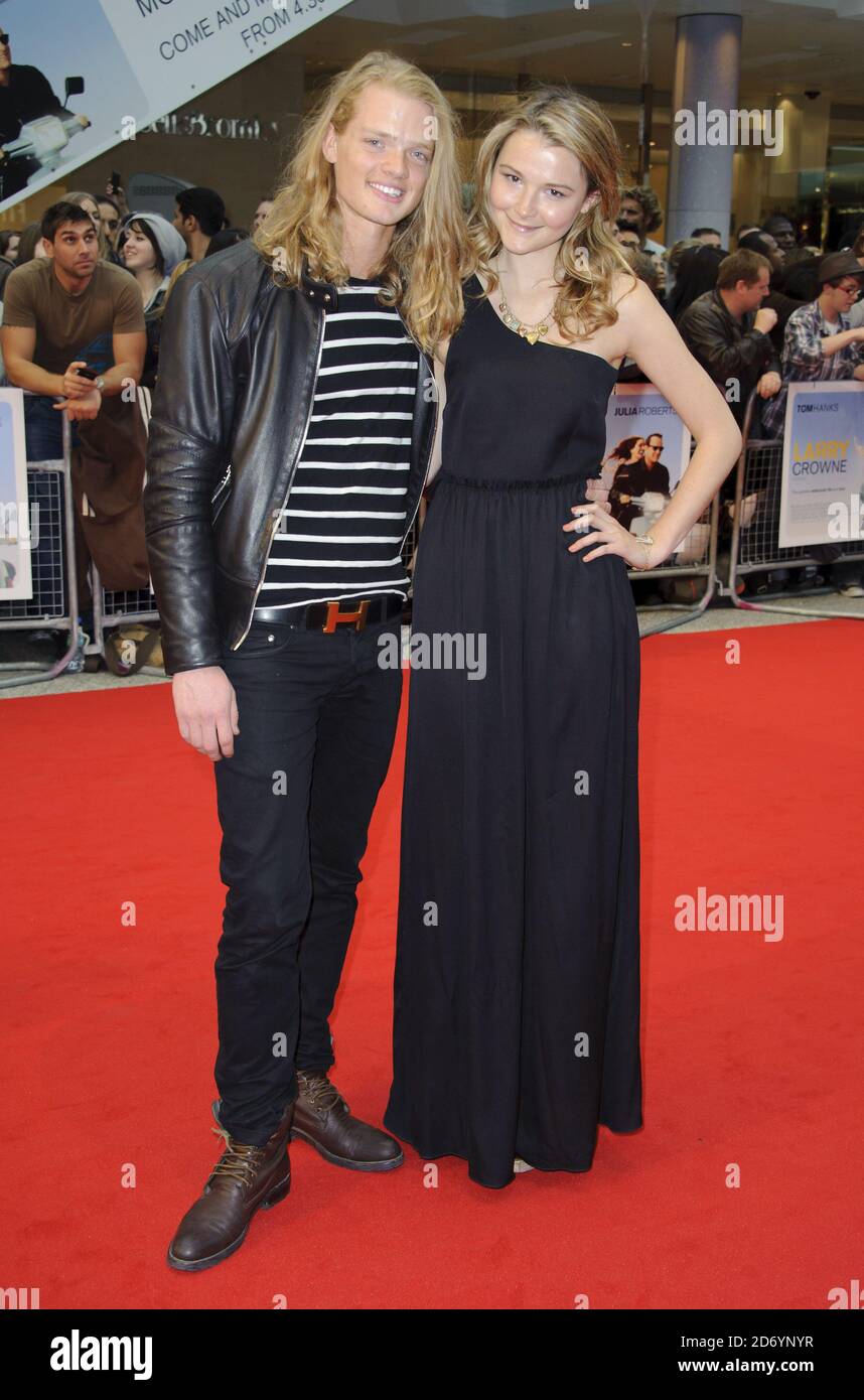 Fredrik Ferrier and Amber Atherton arrive at the premiere of Larry ...
