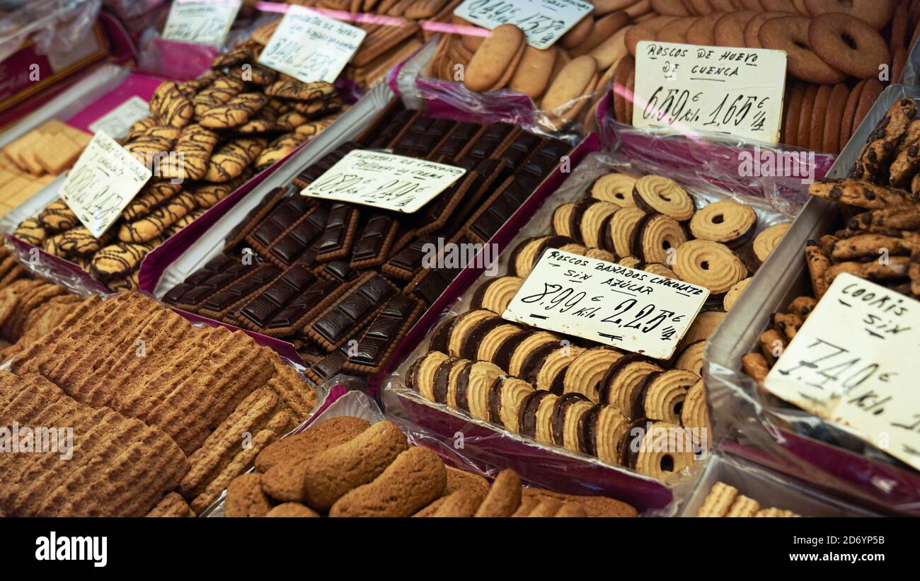 Bunch of biscuits Stock Photo - Alamy