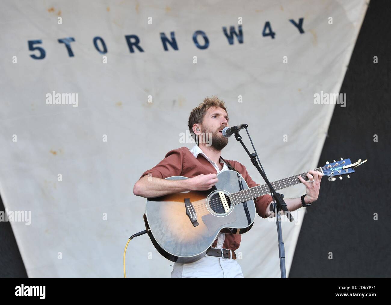 Stornoway perform at the Isle of Wight Festival, at Seaclose Park in ...