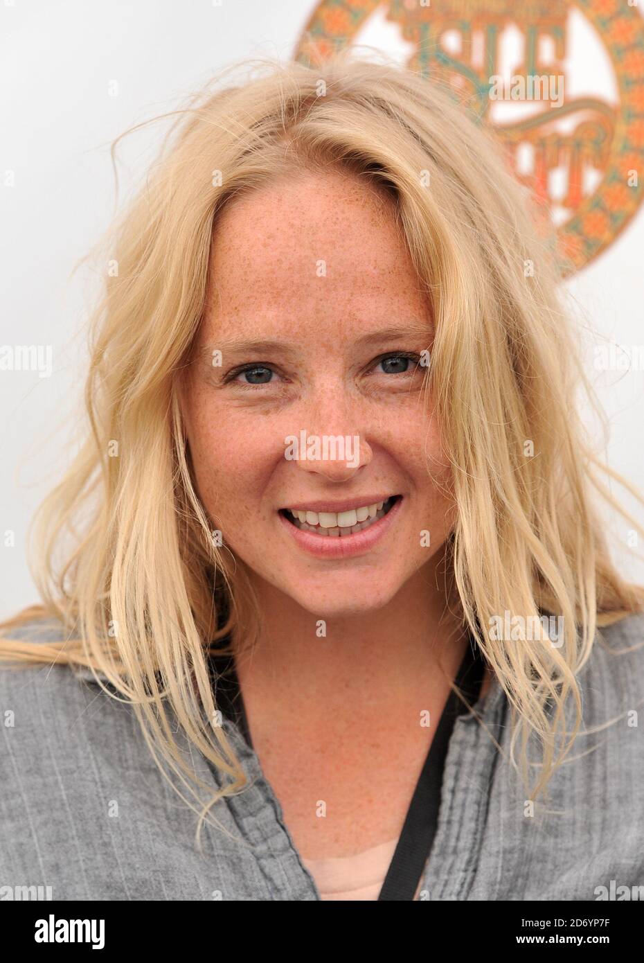 Lissie pictured backstage at the Isle of Wight Festival, at Seaclose ...