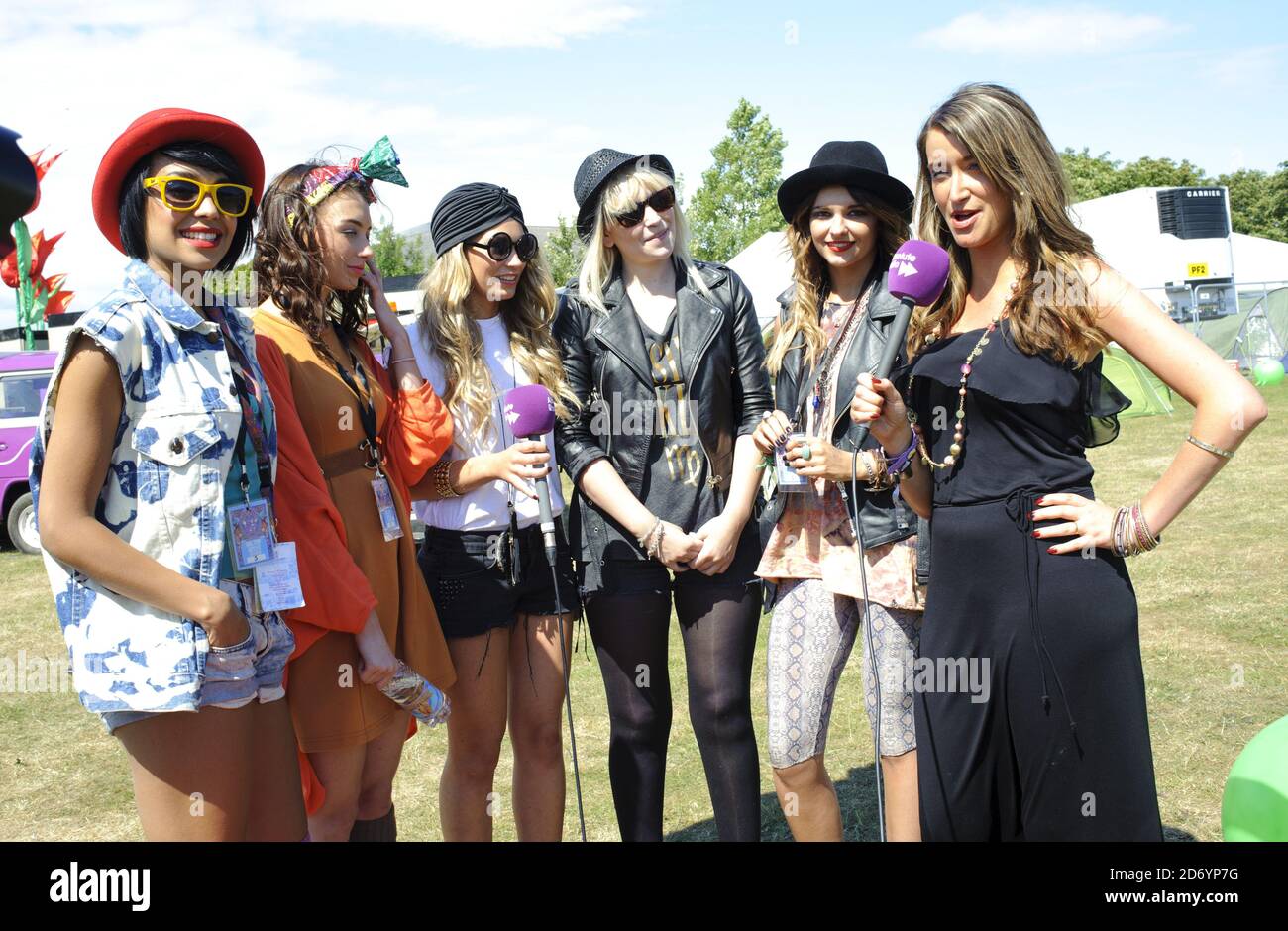 Parade are interviewed by presenter Sarah Champion in the Absolute ...