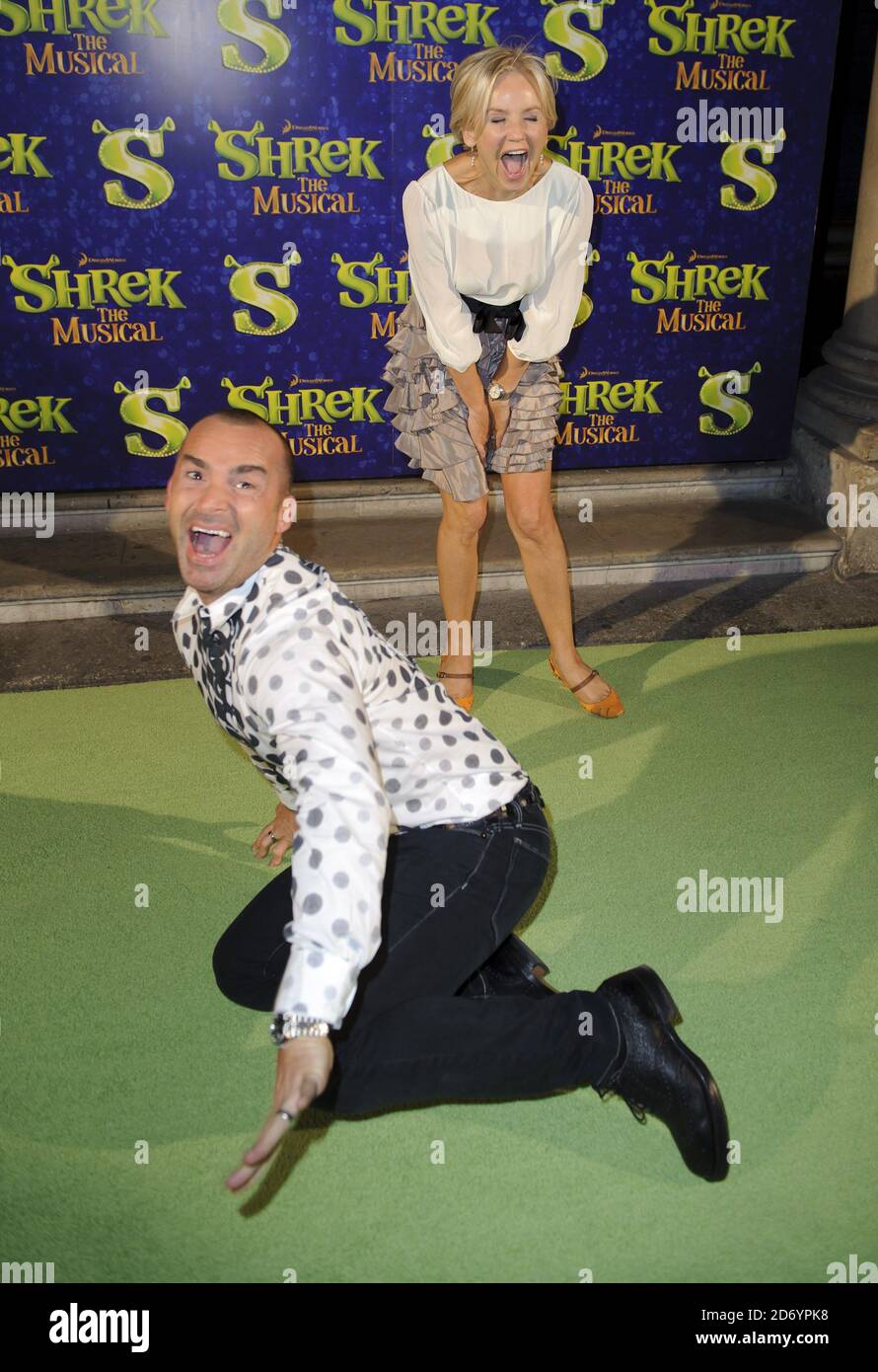 Lisa Maxwell and Louie Spence arrive at the after party for the opening ...
