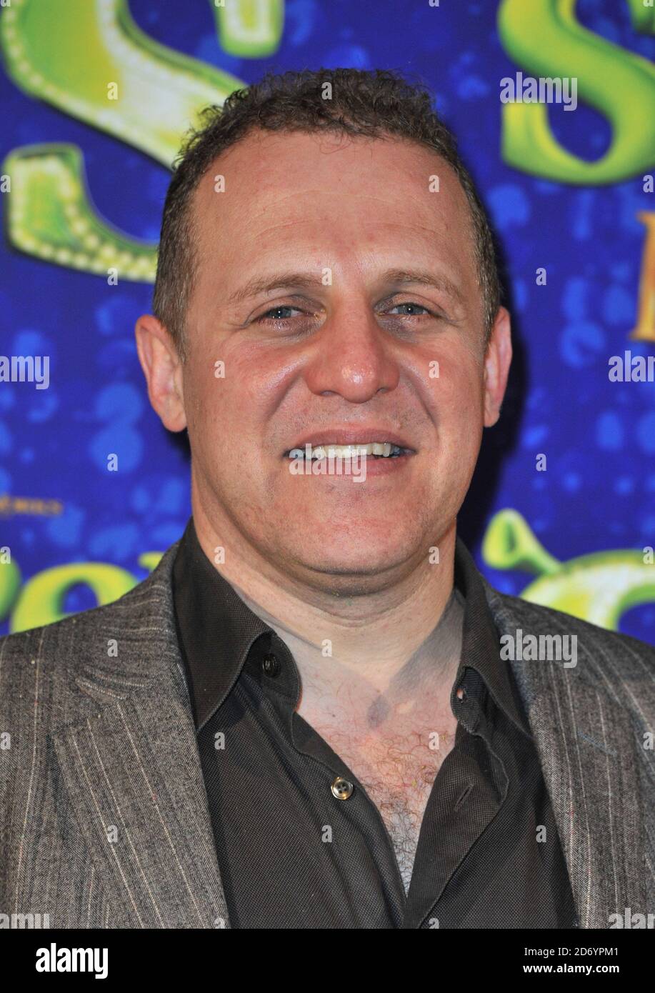 Nigel Lindsay arrives at the after party for the opening night of Shrek ...