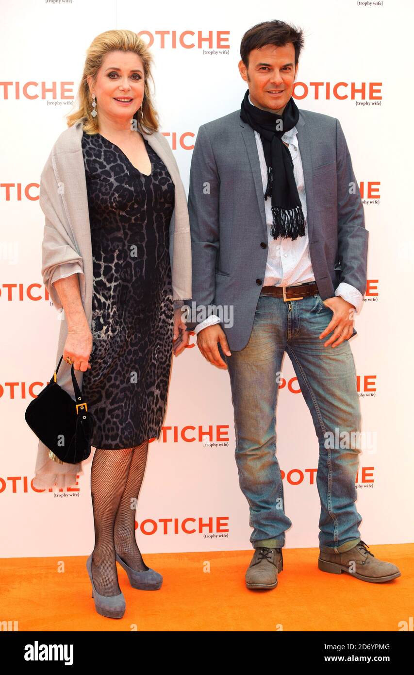 Catherine Deneuve and Francois Ozon attending the UK premiere of ...