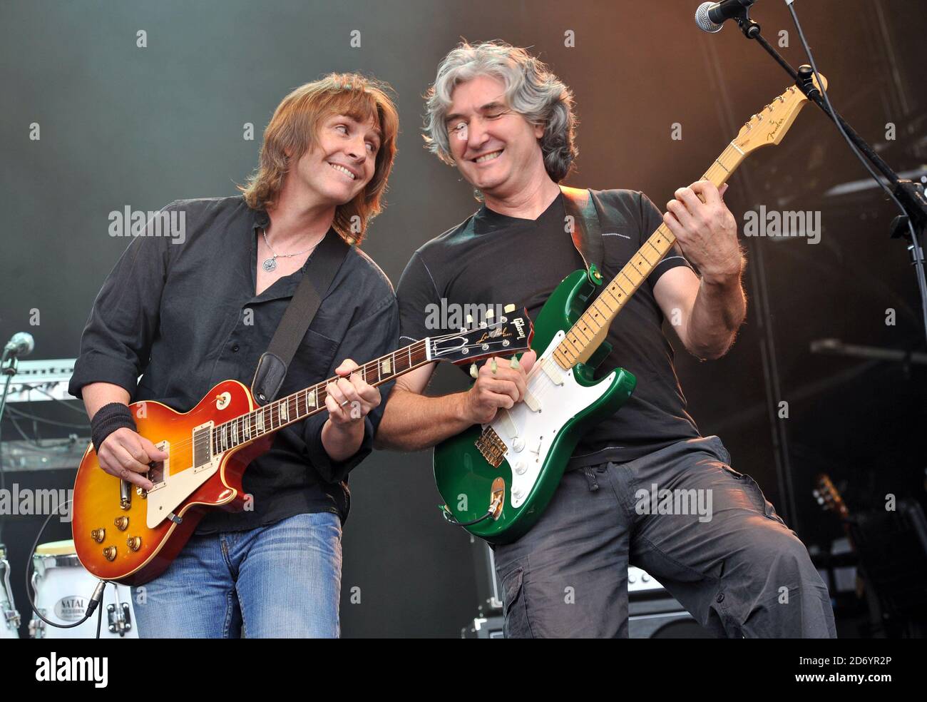 Terrence Reis and Phil Palmer of The Straits performing at the Cornbury ...