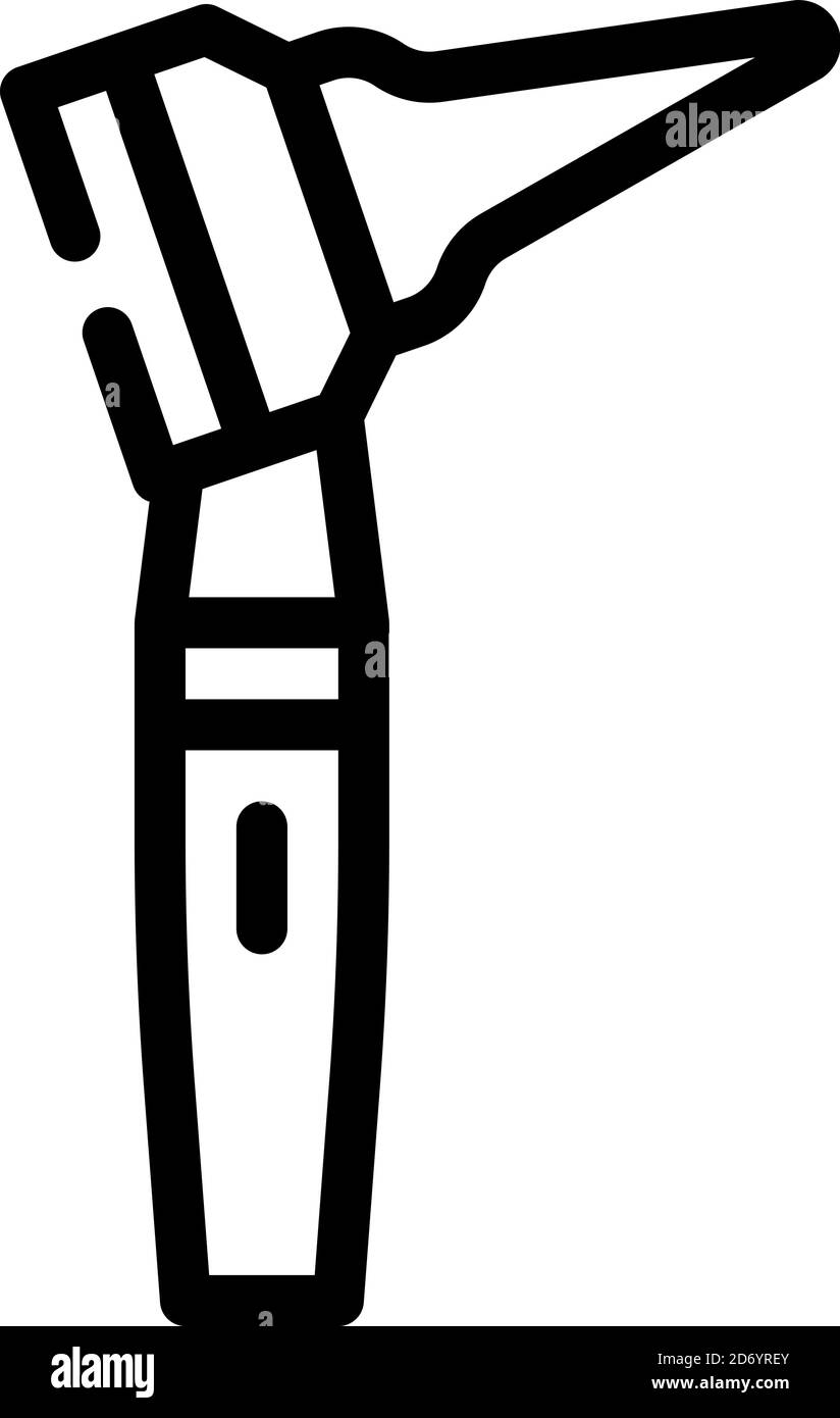 otoscope equipment line icon vector illustration sign Stock Vector ...