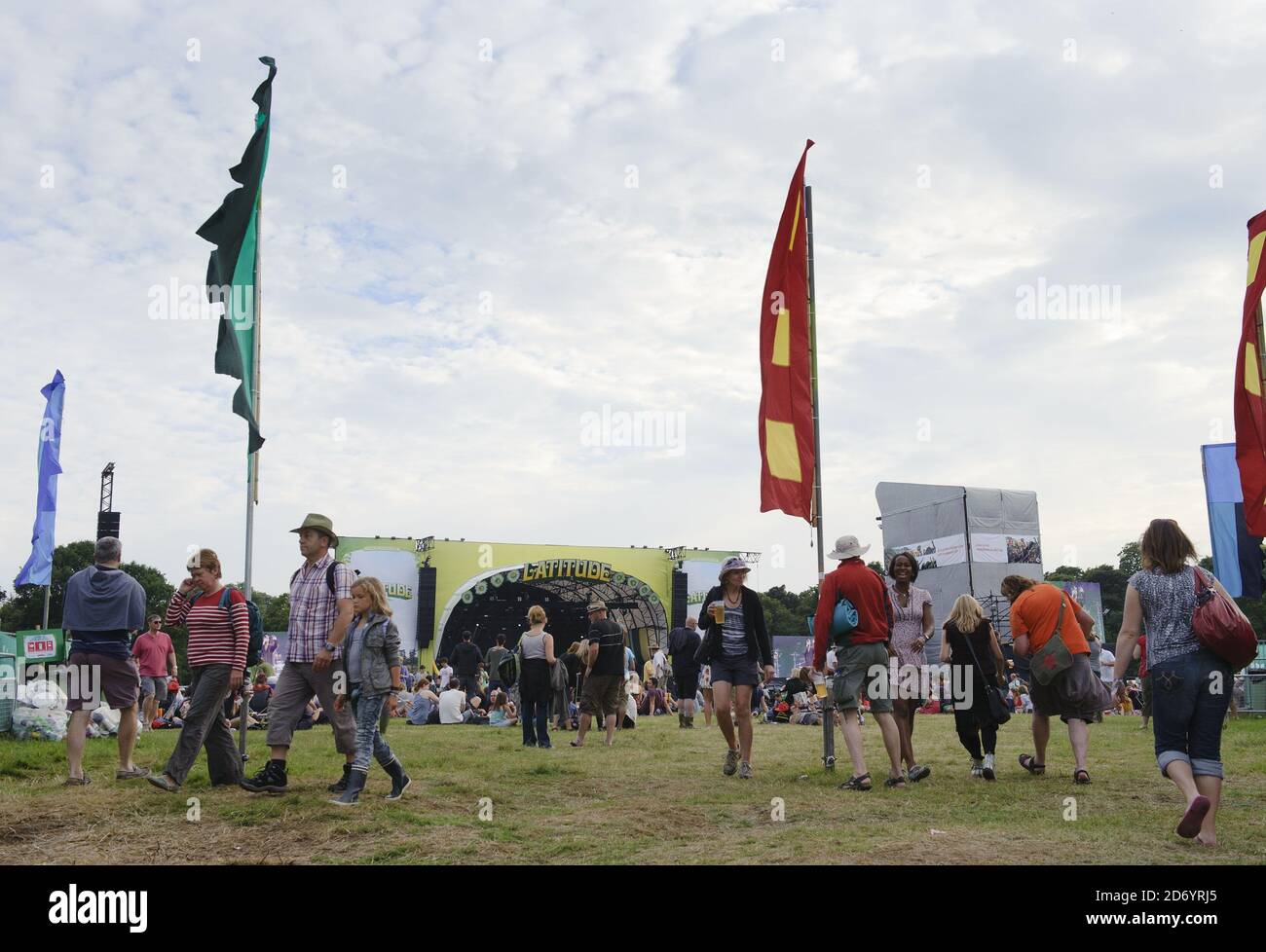 General View at the Latitude Festival in Henham Park, Suffolk Stock ...