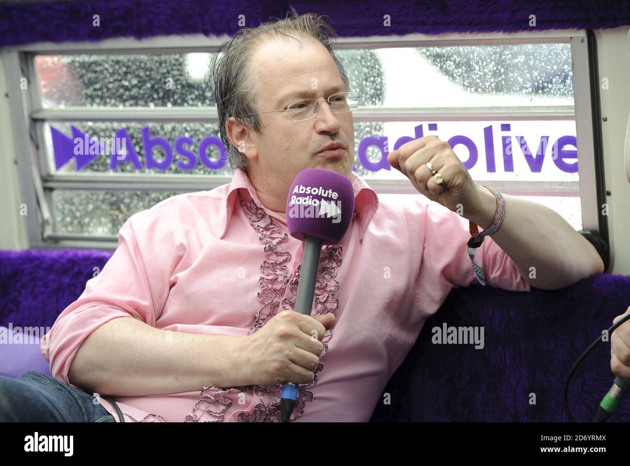 Robin Ince and Geoff Lloyd pictured backstage in the Absolute Radio ...