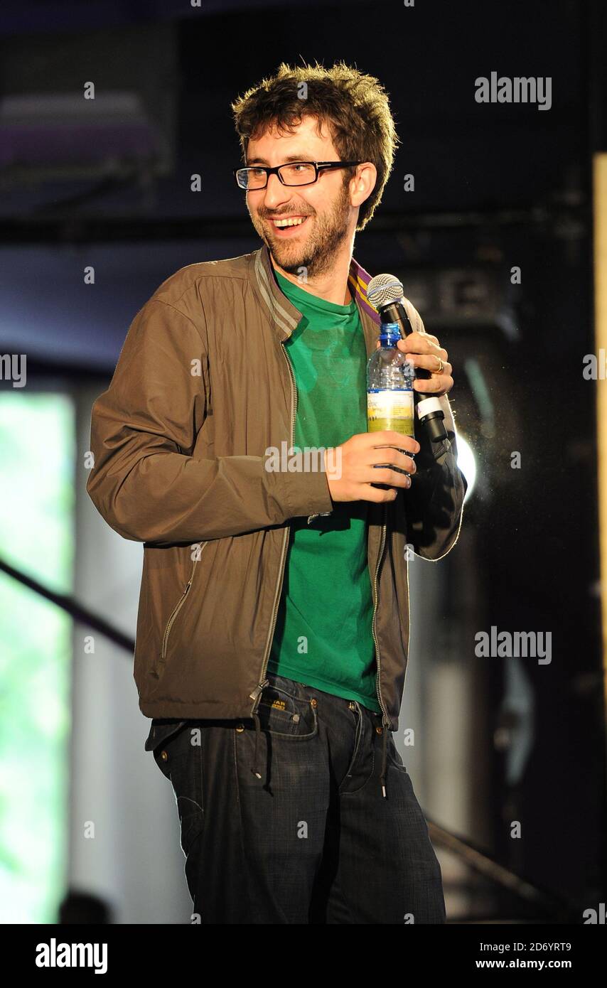 Mark Watson performing at the Latitude Festival in Henham Park, Suffolk ...