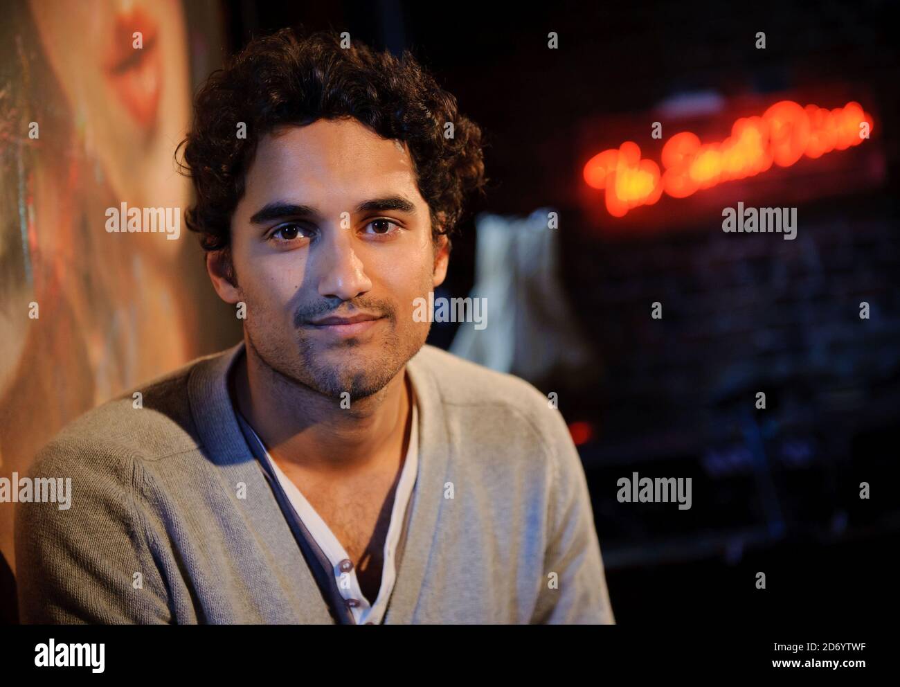 Artist Johan Andersson pictured in the Lock Tavern in Camden, north ...