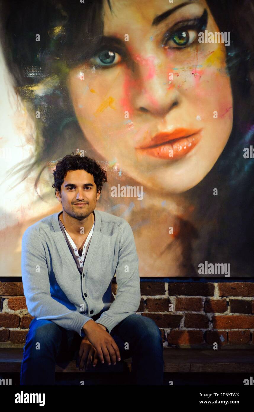 Artist Johan Andersson pictured in the Lock Tavern in Camden, north ...