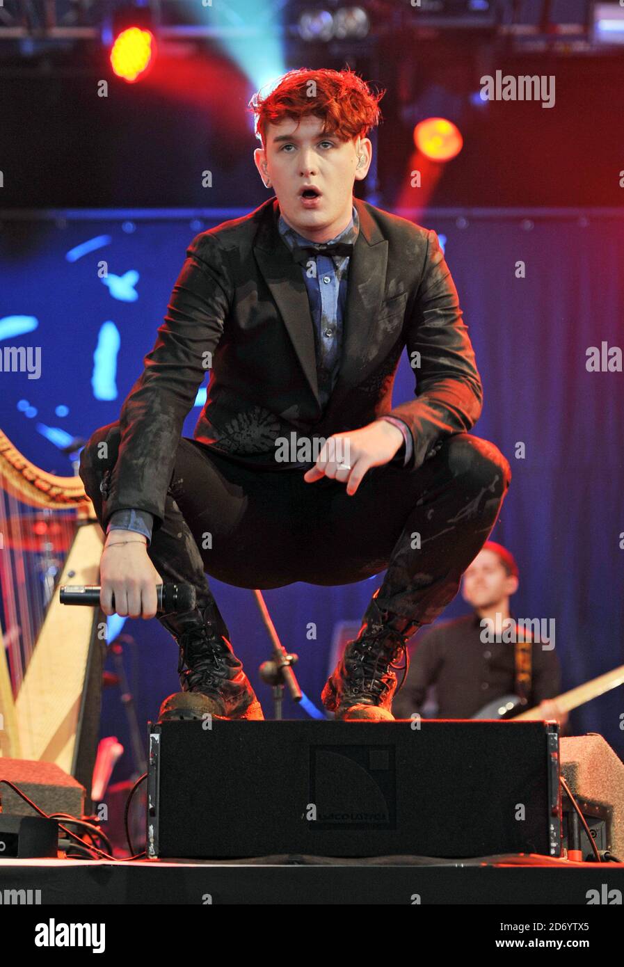 Patrick Wolfe performing on the first day of the Reading Festival in ...