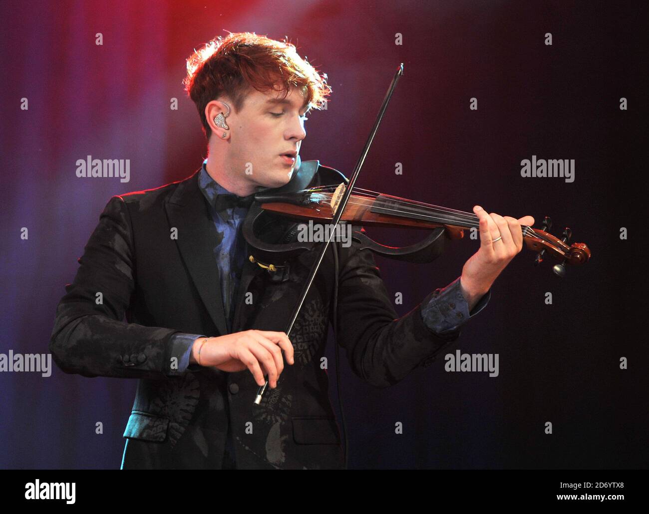 Patrick Wolfe performing on the first day of the Reading Festival in ...