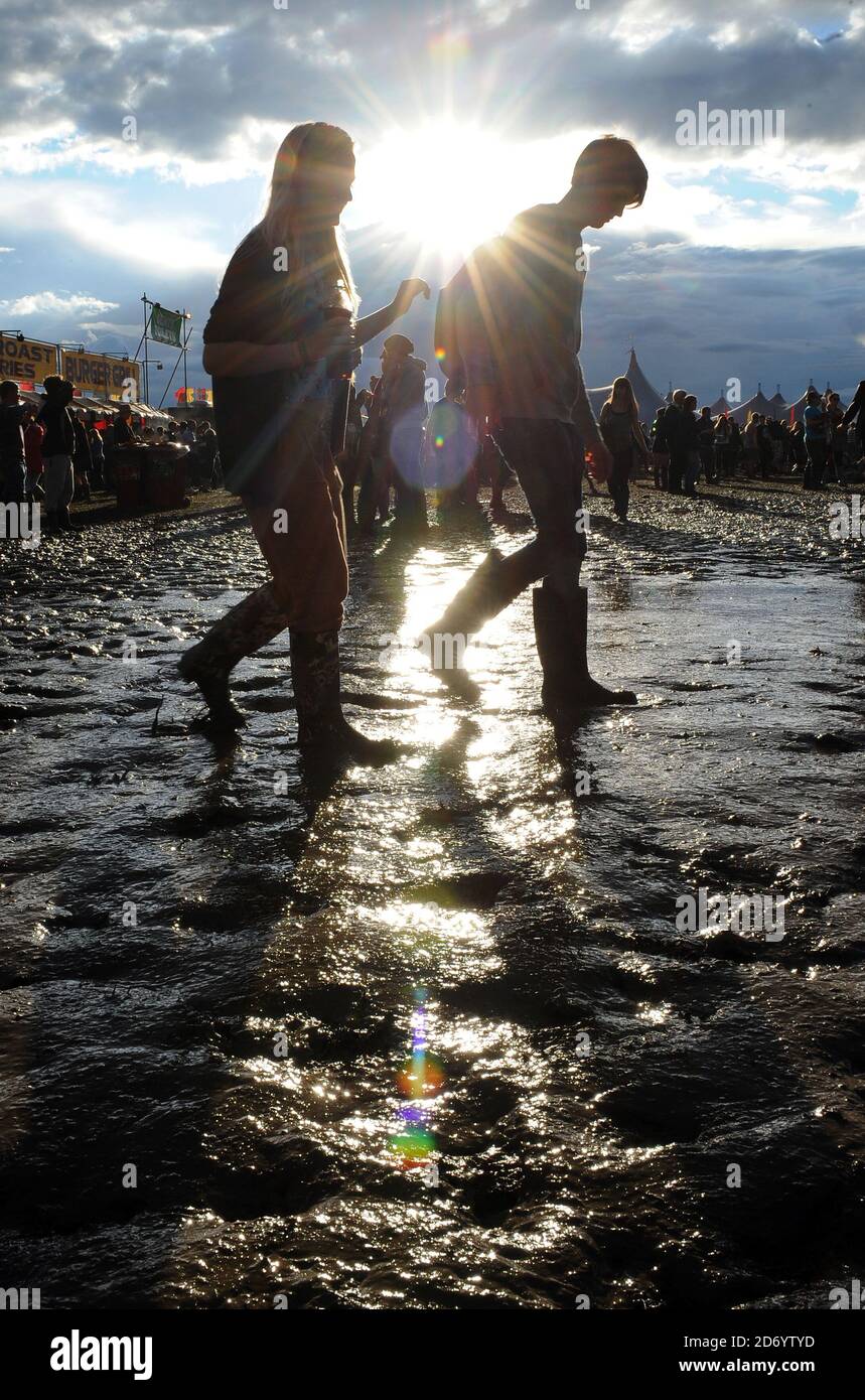 Reading festival at sunset hi-res stock photography and images - Alamy