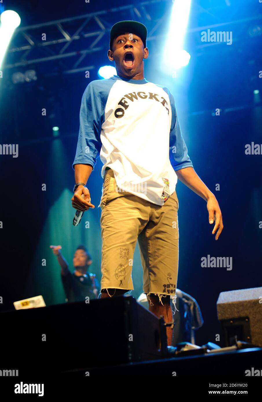 Tyler Okonma of Odd Future Wolf Gang, or OFWGKTA, performing on the ...