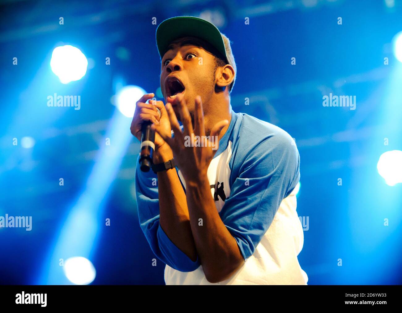 Tyler Okonma of Odd Future Wolf Gang, or OFWGKTA, performing on the ...