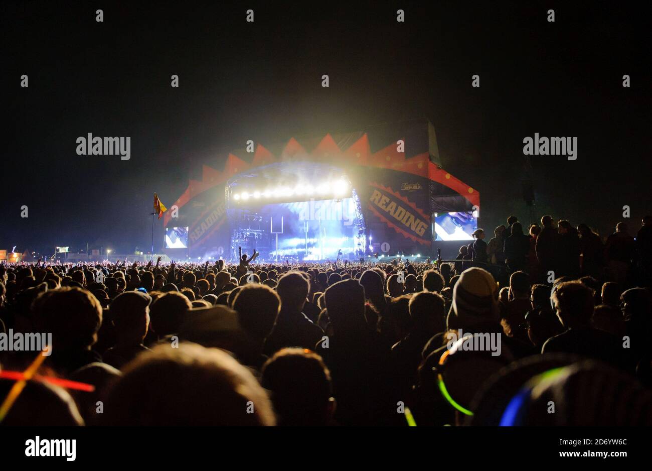 Muse performing during the third day of the Reading Festival in ...