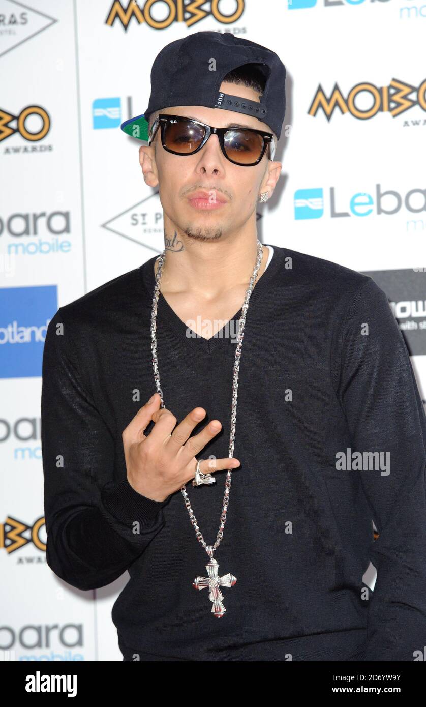 Dappy of N-Dubz at the Mobo Nominations launch, at St Pancras ...
