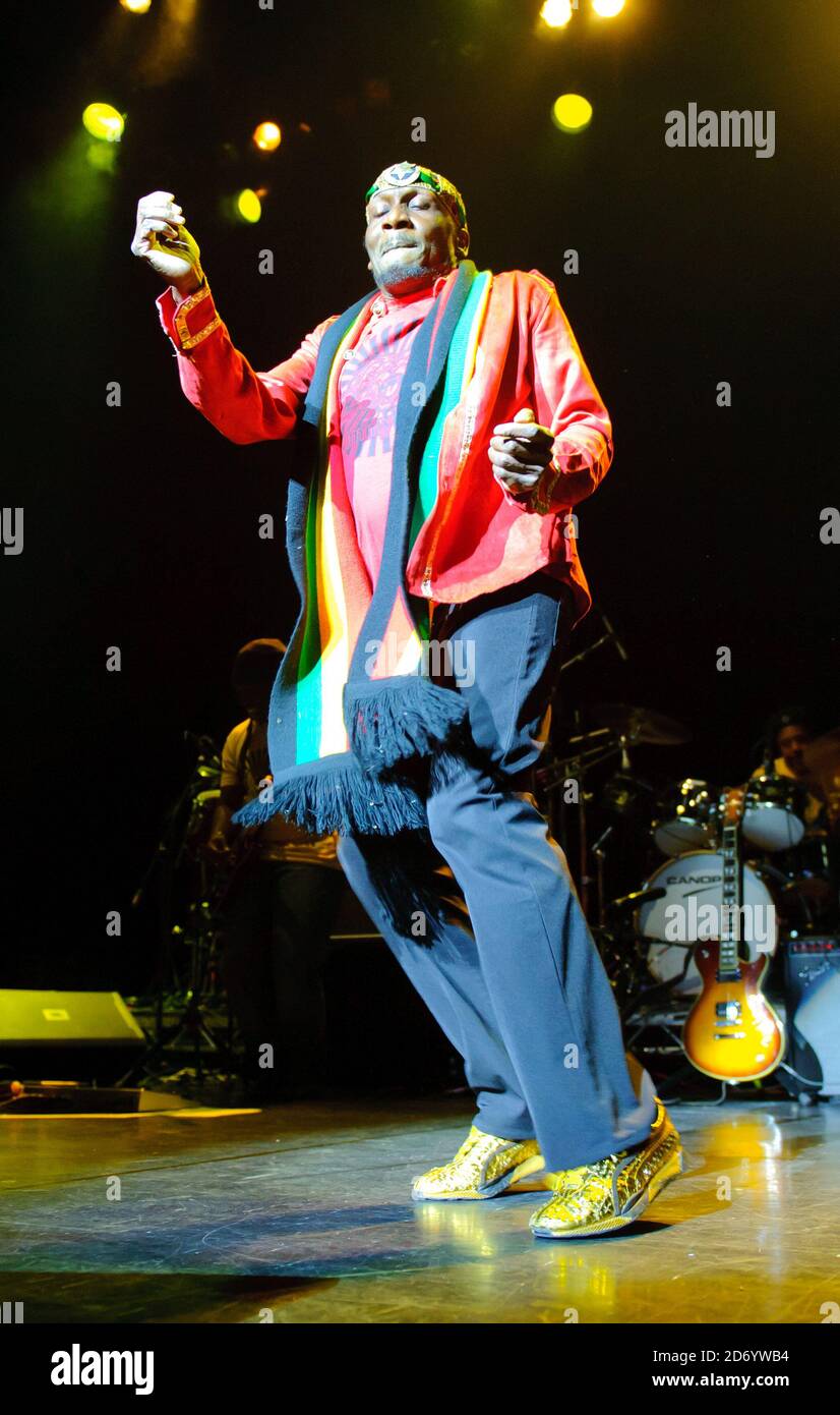Jimmy Cliff performing on stage at the IndigO2 in east London Stock ...