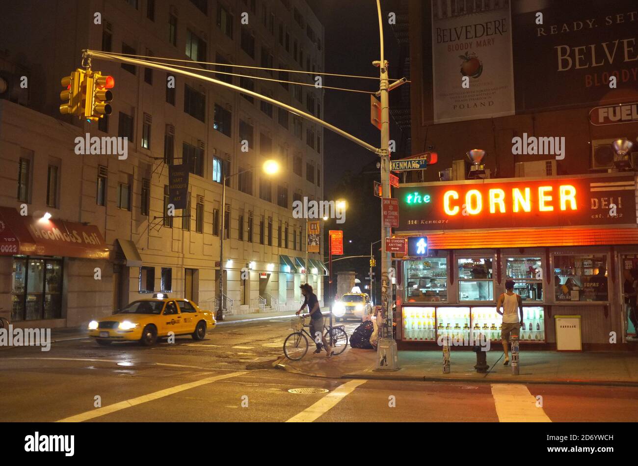General view of an all night diner in Soho, New York Stock Photo - Alamy