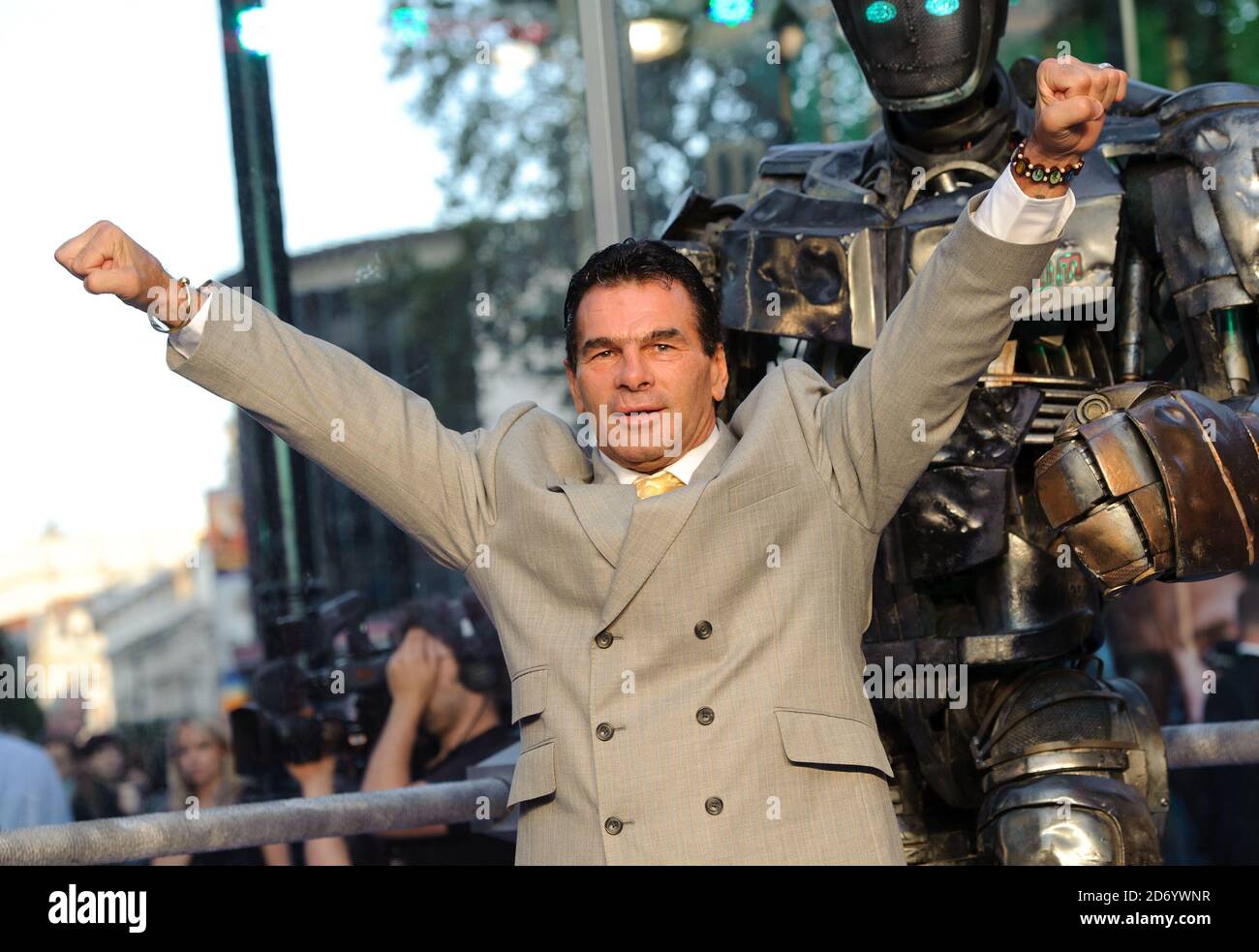 Paddy Doherty attending the premiere of Real Steel, in Leicester Square ...