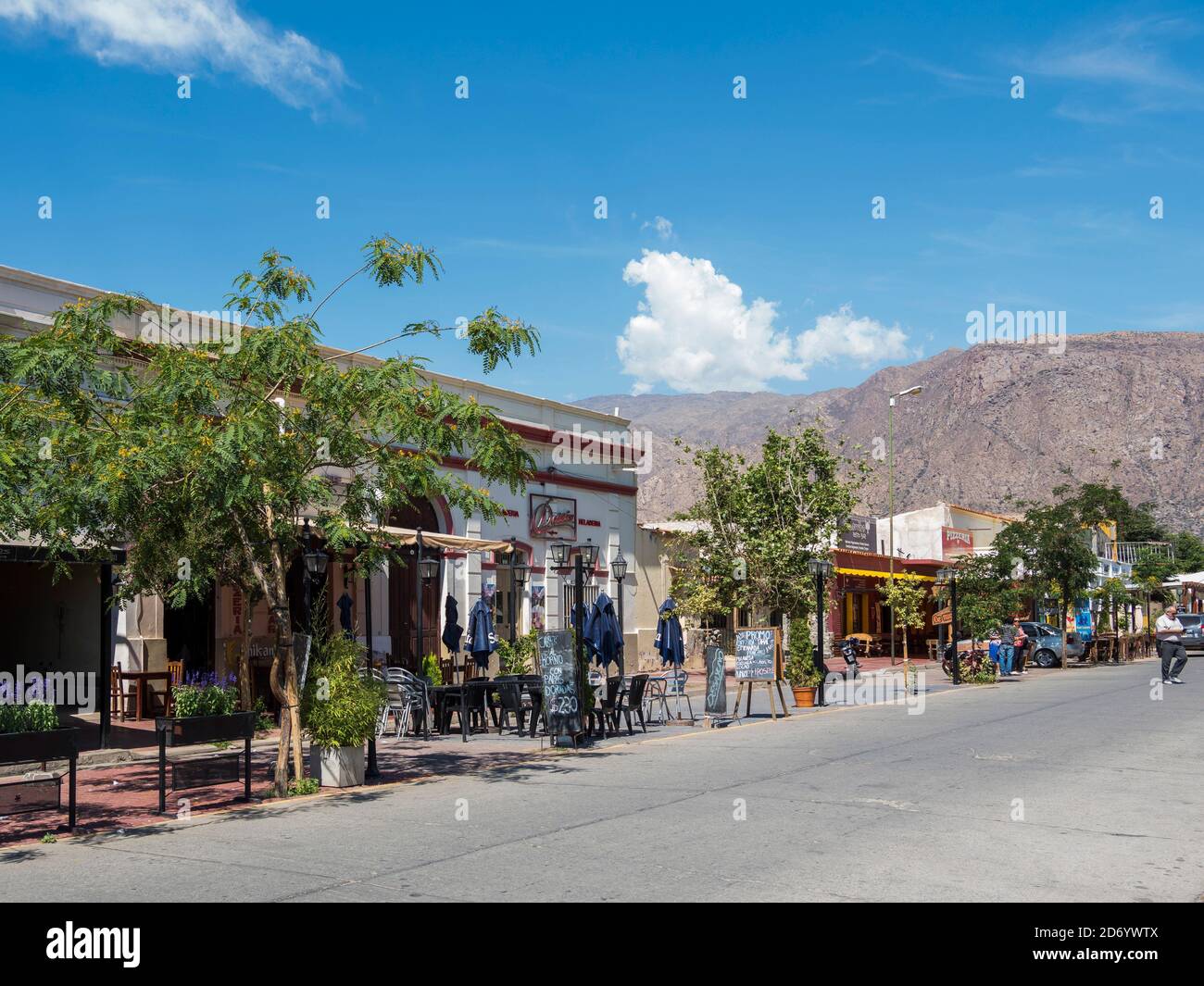 The Plaza. Town Cafayate. Cafayate is the center for tourism and ...