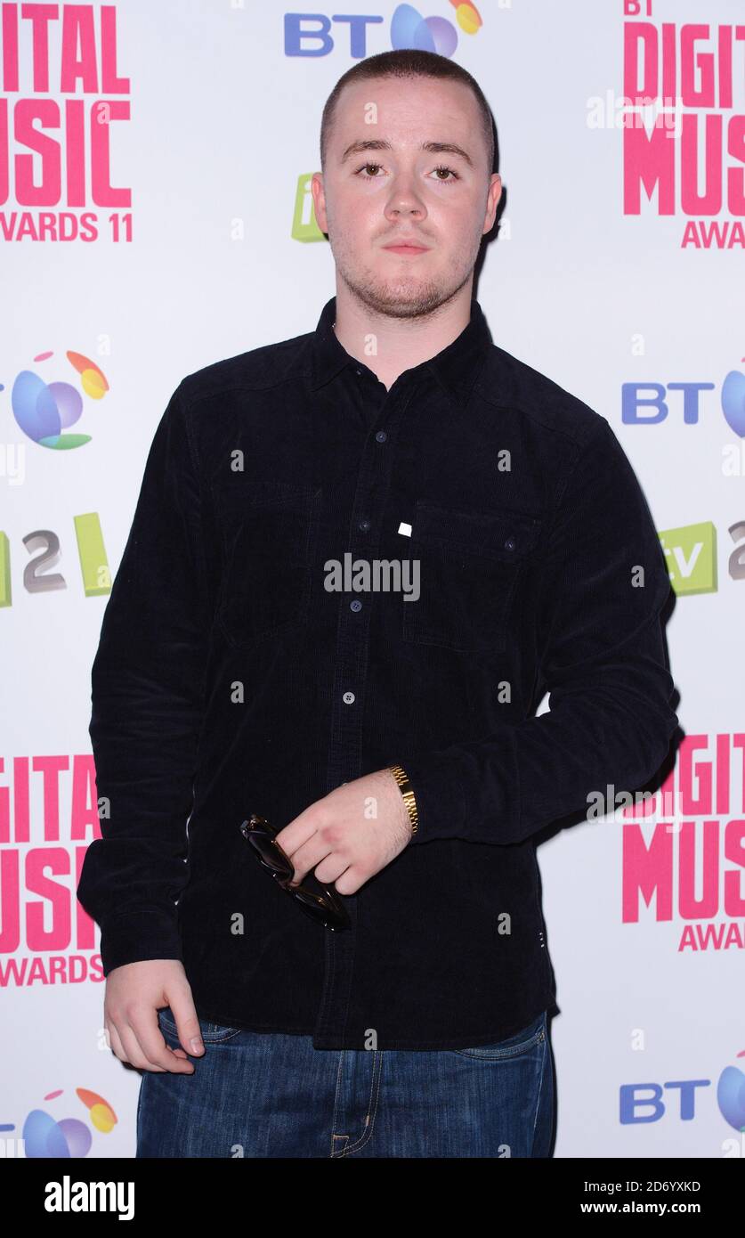 Darren Jeffries arriving at the BT Music awards, at the Roundhouse in ...