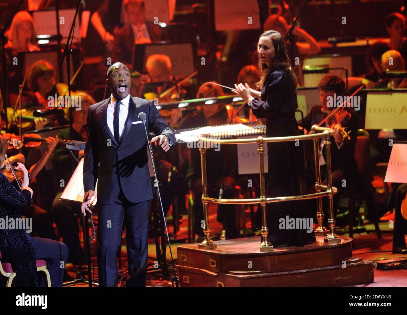 Noah Stewart performing with the Liverpool Philharmonic Orchestra ...