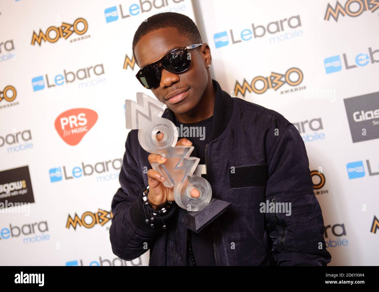 Best Video winner Tinchy Stryder pictured in the media room of the MOBO ...