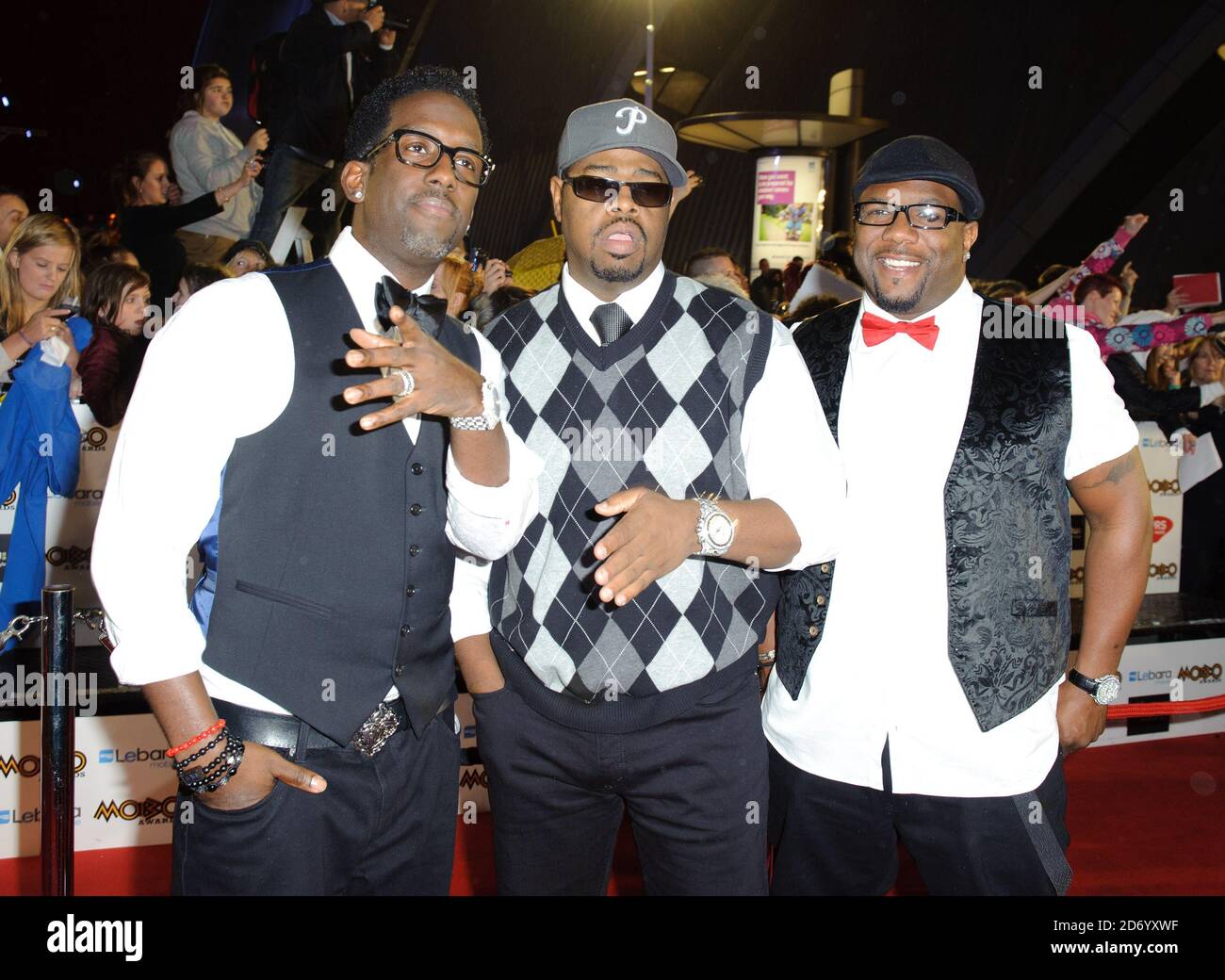 Boys II Men attending the MOBO awards, at the SECC in Glasgow, Scotland ...