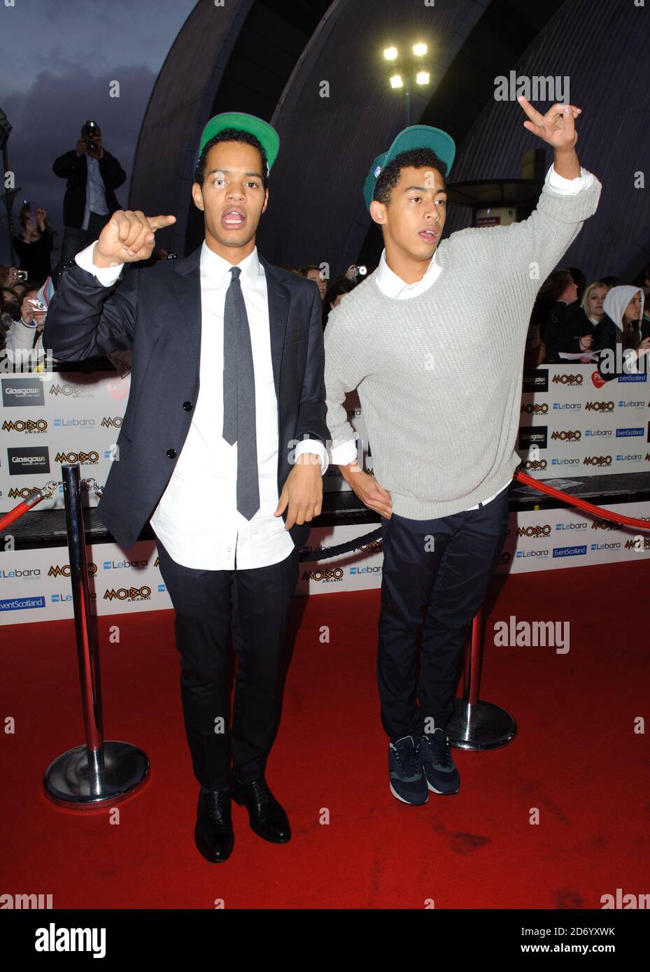 Rizzle Kicks attending the MOBO awards, at the SECC in Glasgow ...