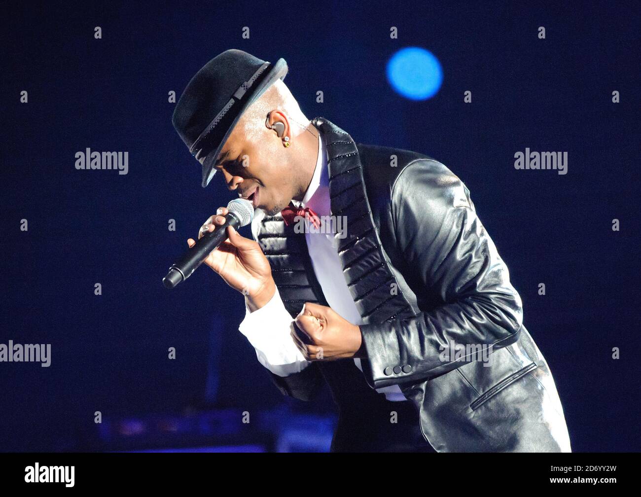 Ne-Yo performing on stage at the Michael Forever Michael Jackson ...