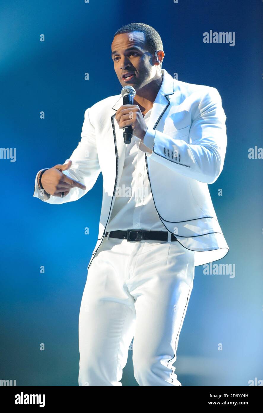Craig David performing on stage at the Michael Forever Michael Jackson ...
