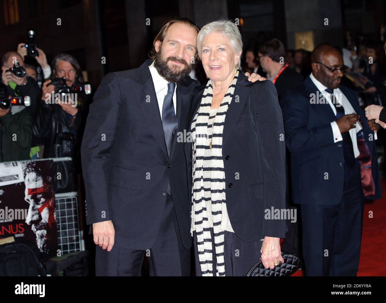 Ralph Fiennes and Vanessa Redgrave attend the premiere of Coriolanus at ...