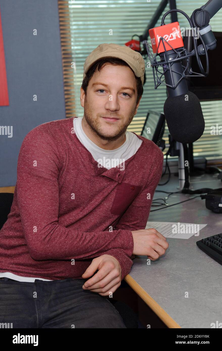Matt Cardle is interviewed one Heart Breakfast by Jamie Theakston and ...