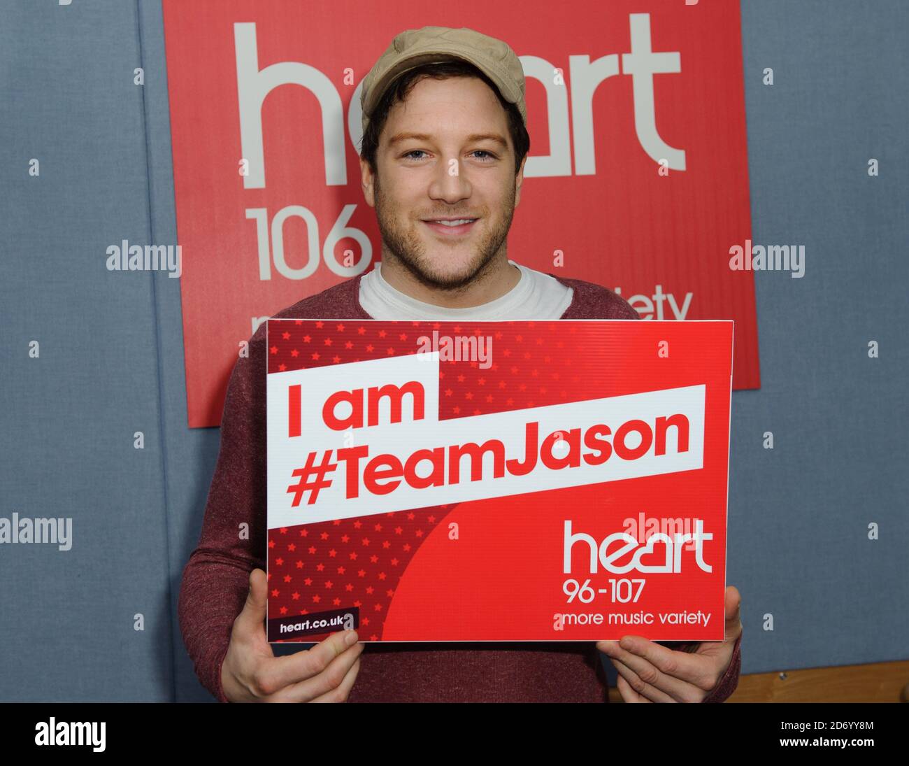 Matt Cardle is interviewed one Heart Breakfast by Jamie Theakston and ...