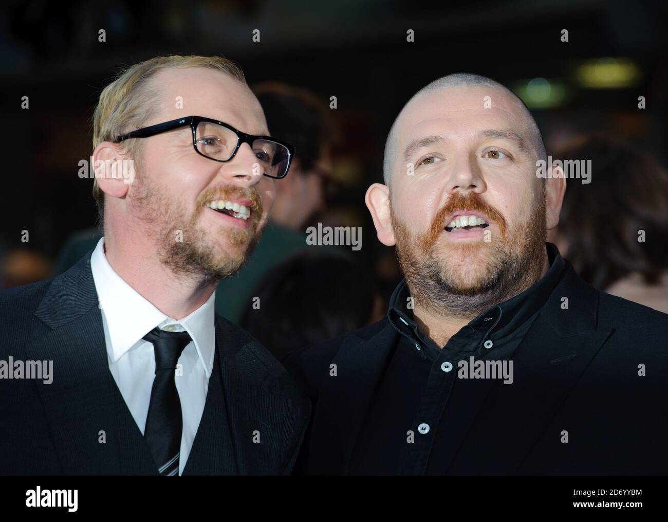Simon pegg and nick frost tintin hi-res stock photography and images ...