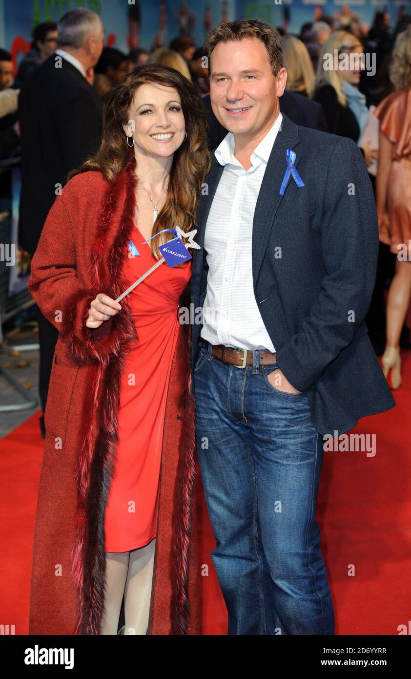 Emma Samms and Richard Arnold arrives at the premiere of Arthur ...