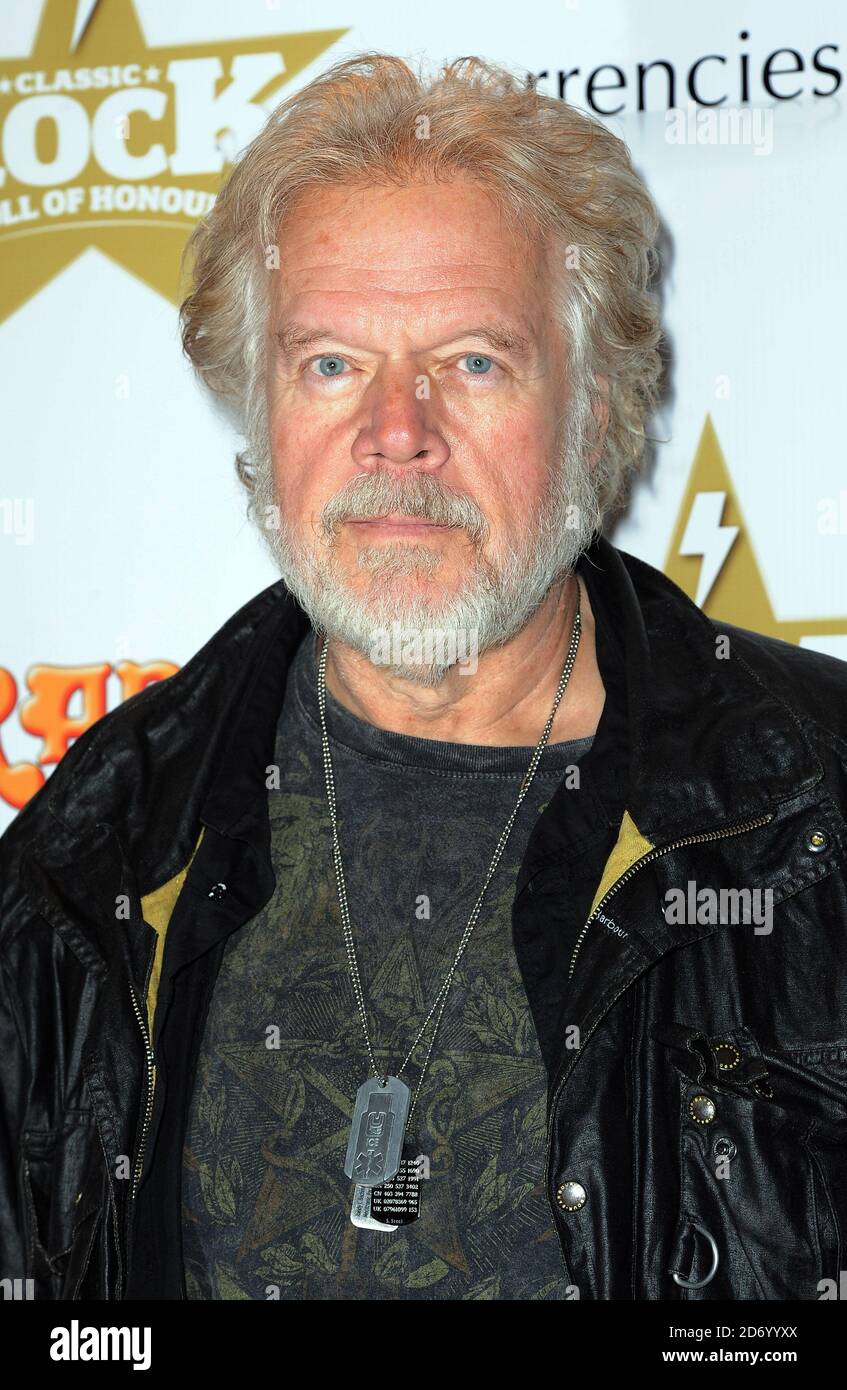 Randy Bachman attending the Classic Rock Roll Of Honour at the ...