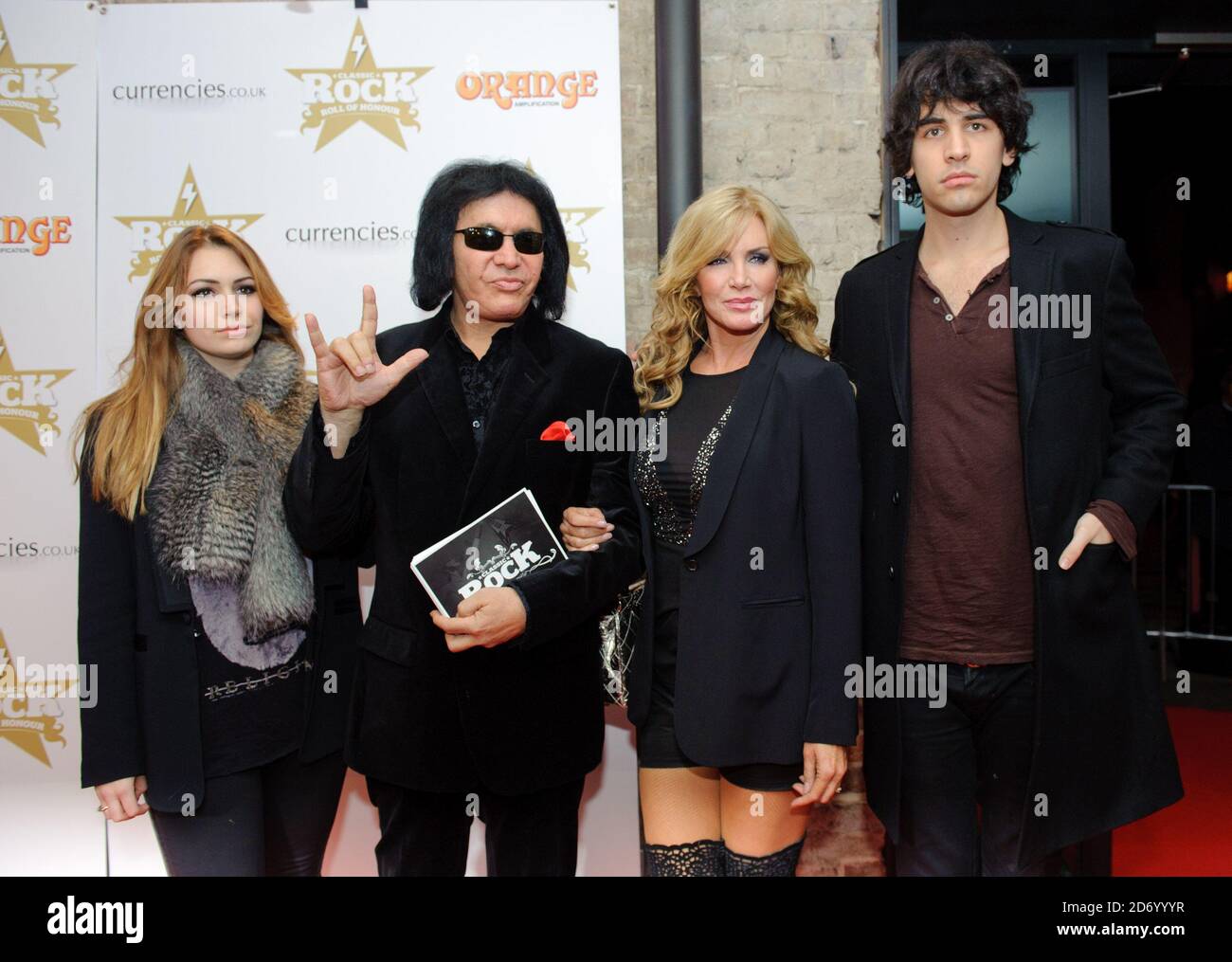 Gene Simmons and Shannon Tweed attending the Classic Rock Roll Of ...