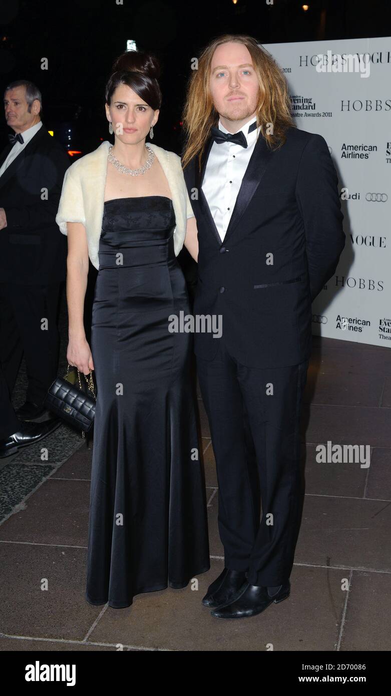 Tim Minchin attending the Evening Standard Theatre Awards, at the Savoy ...