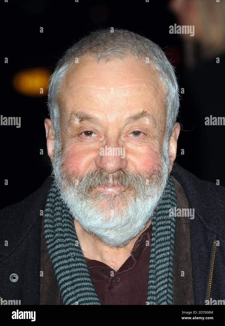 Mike Leigh attending the Evening Standard Theatre Awards, at the Savoy ...