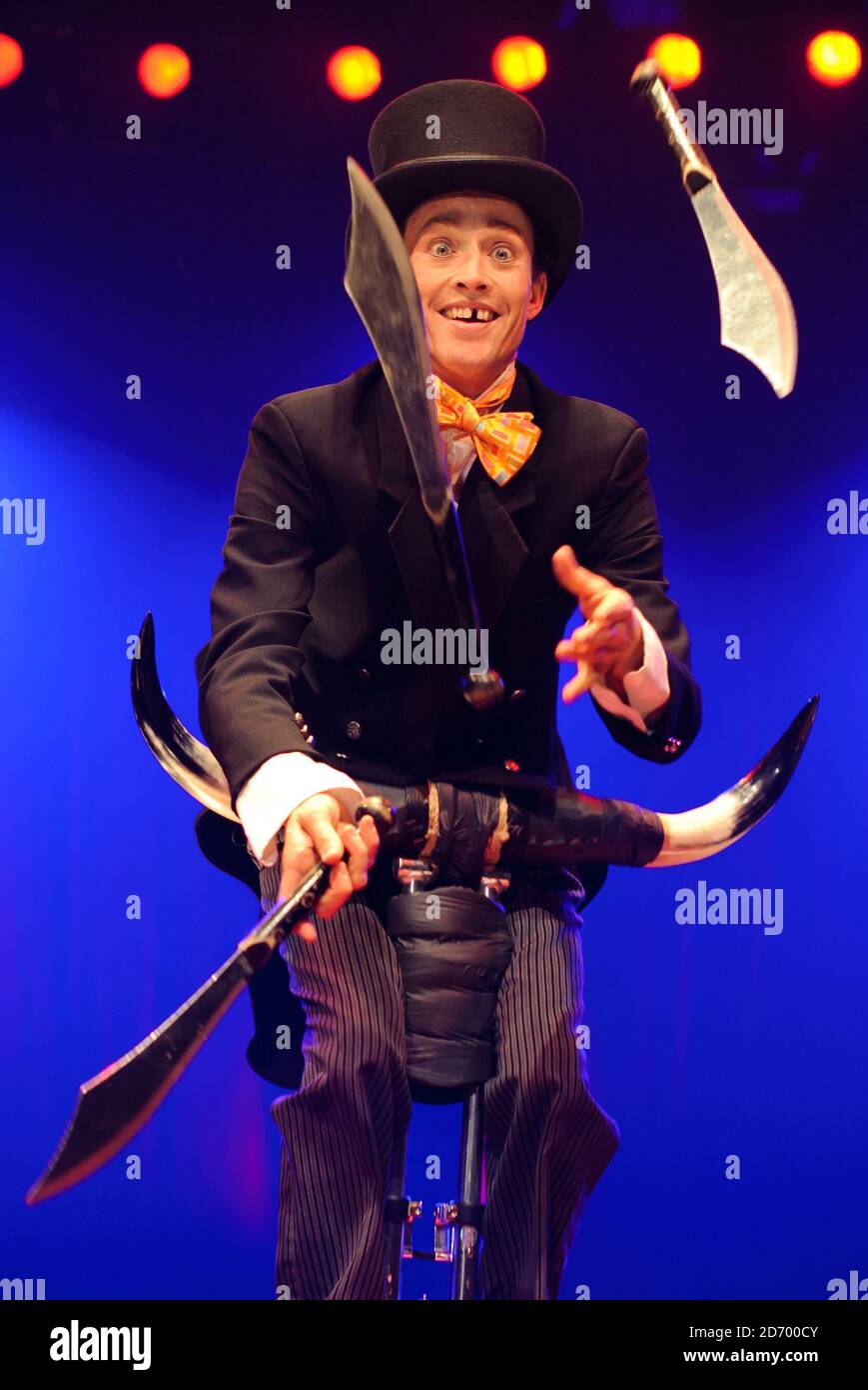 Nate Cooper performs at a dress rehearsal of La Soiree, at the ...