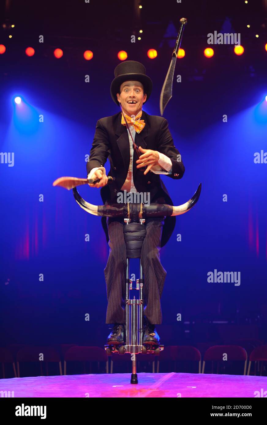Nate Cooper performs at a dress rehearsal of La Soiree, at the ...