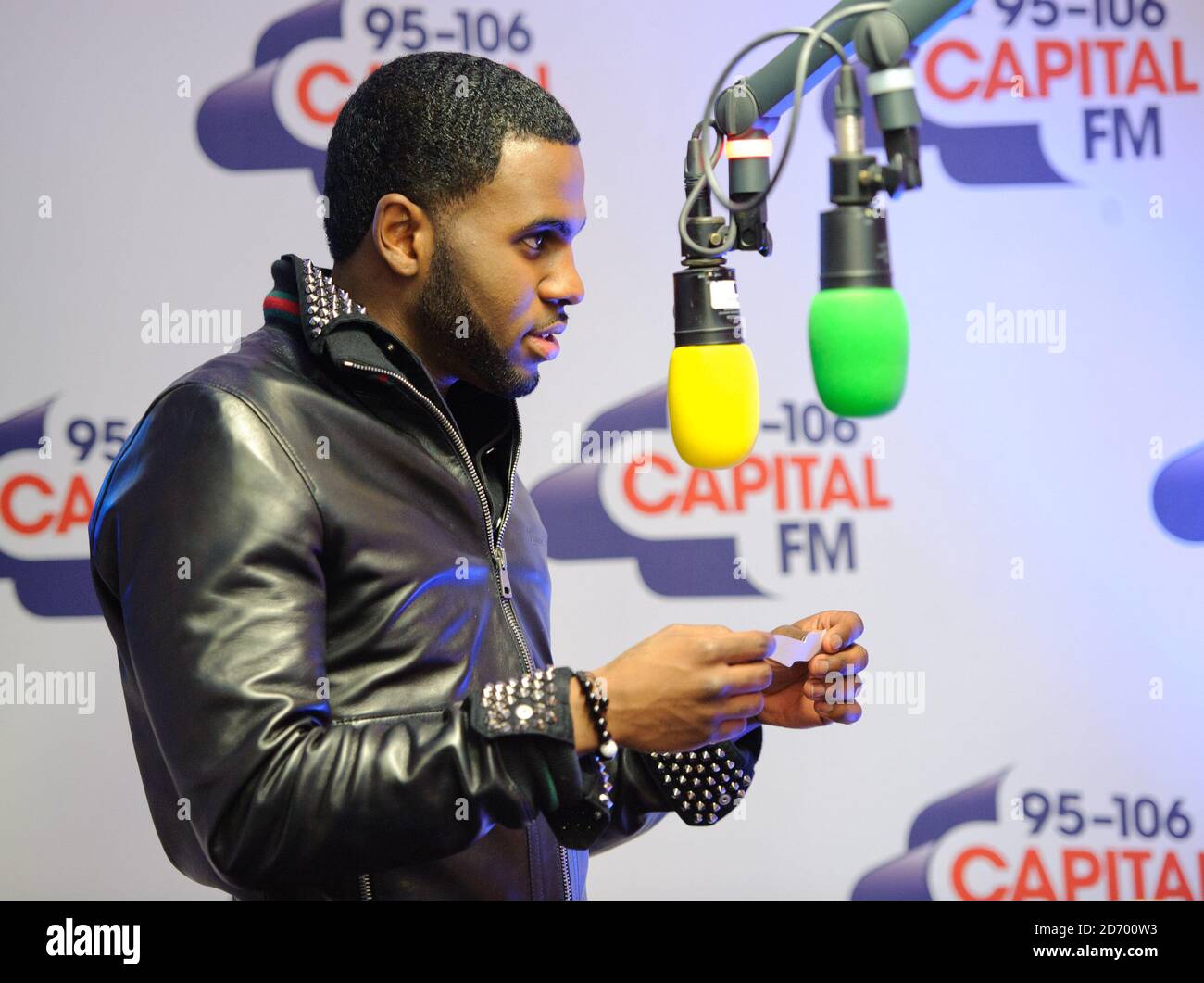 Jason Derulo pictured backstage at the Capital FM Jingle Bell Ball, at ...