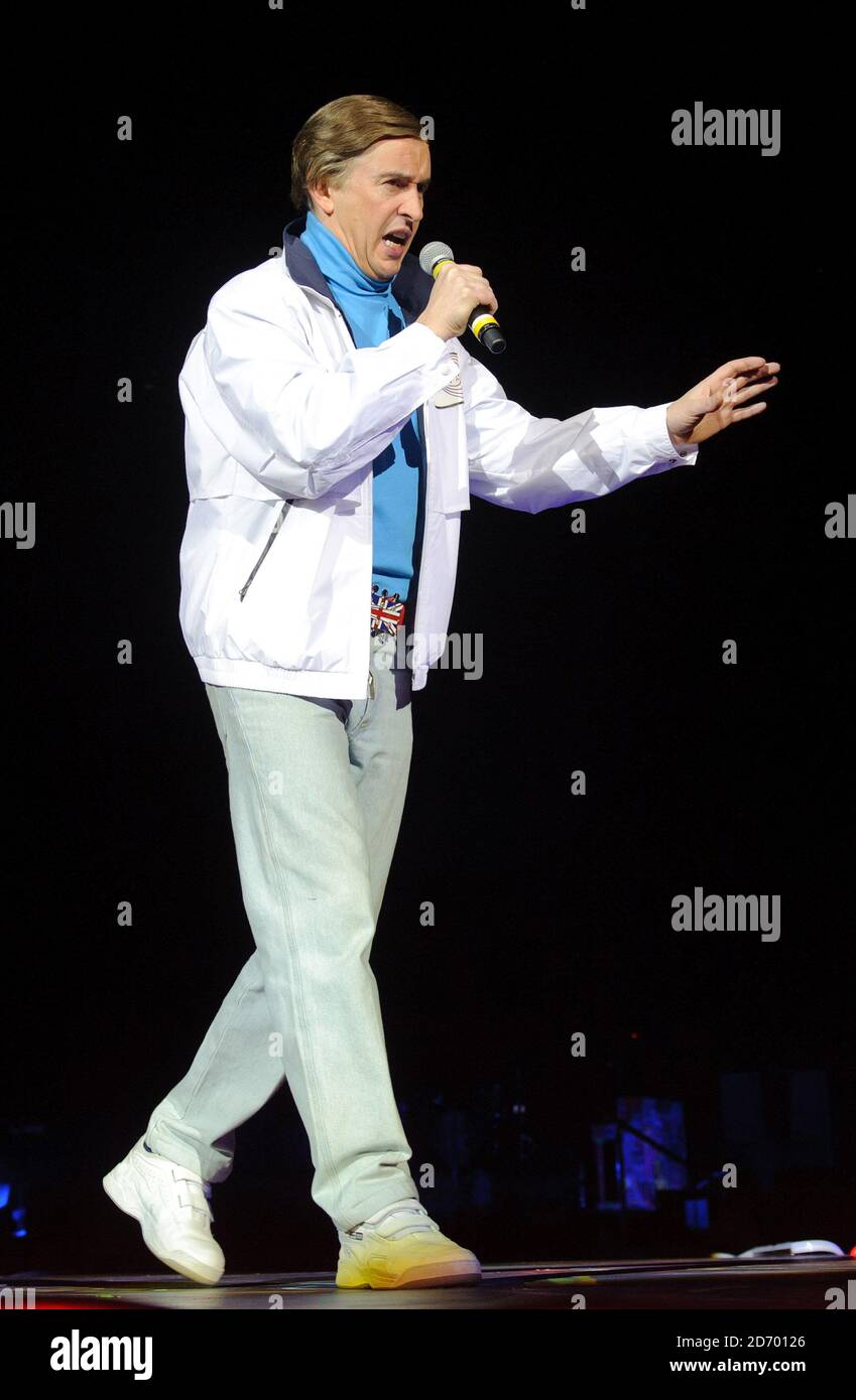 Steve Coogan in character as Alan Partridge, performing at Under One ...