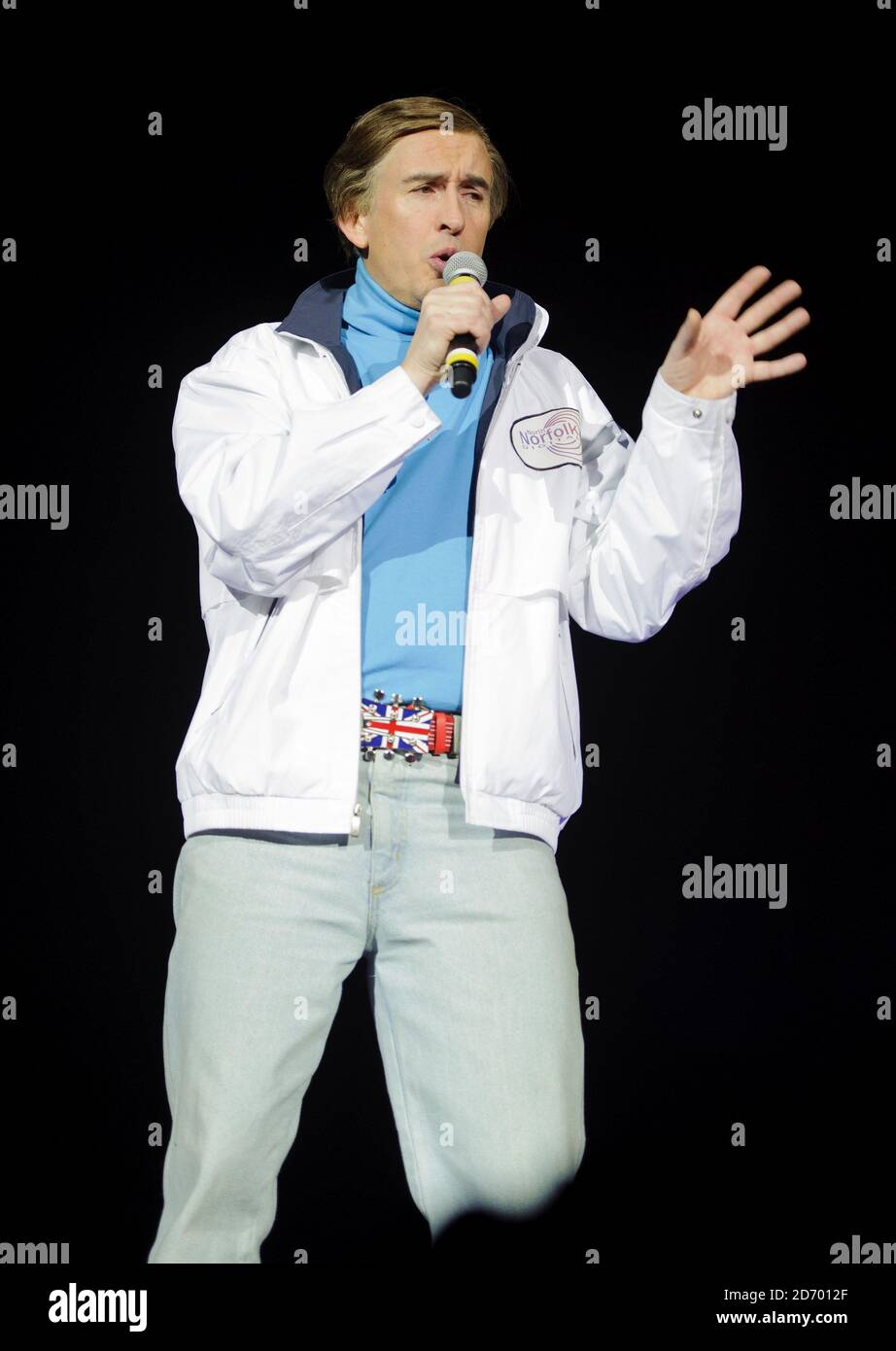 Steve Coogan in character as Alan Partridge, performing at Under One ...